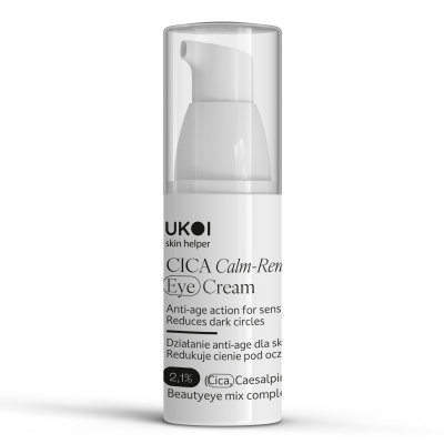 Крем під очі UKOI Cica Calm-Renewal з центелою, заспокоєння та ...