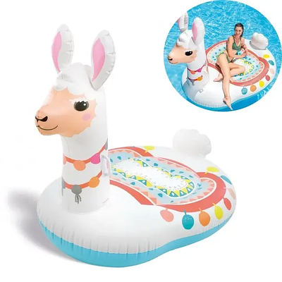 Надувной плот Intex 57287 (178 x 140 x 132 см) Мега-остров Лебедь Mega ...