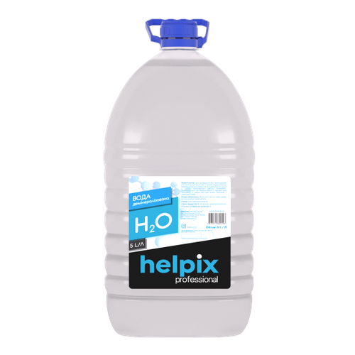 Вода демінералізована Helpix 5 л для праски, акумулятора, зволожувача без накипу (ID#2606025811 ...