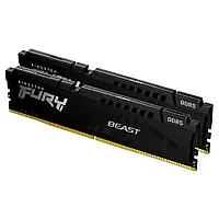 Память 32Gb DDR5, 5600 MHz, Kingston Fury Beast, Black (KF556C40BB2-32 ...