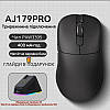 Мишка Бездротова Ajazz AJ179 PRO Black + Змінні Глайди в Подарунок для ...