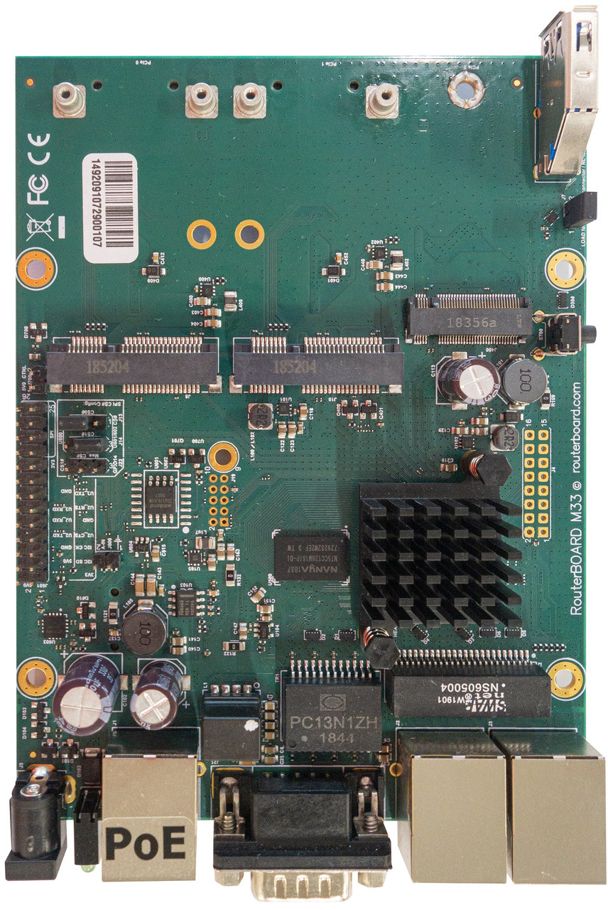 Маршрутизатор MikroTik RouterBOARD M33G, 3х 10/100/1000 Ethernet, 3G ...