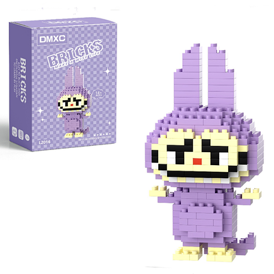 Конструктор BRICKS Лабубу LABUBU Серый, 3D конструктор 110 мм (ID ...