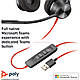 Навушники Poly Blackwire 3320-M USB-A/C (8X220AA) (s406826), купити на ...