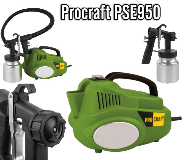 Фарбопульт для фарбування авто Фарбопульт Procraft Пістолет для фарбування водоемульсійною ...