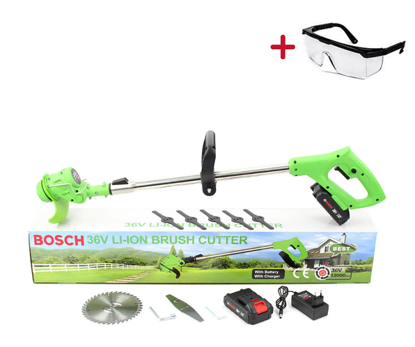 АКБ электротриммер для скашивания травы Bosch EASY GRASSY CUT 500, Садовая газонокоса с диметром ...