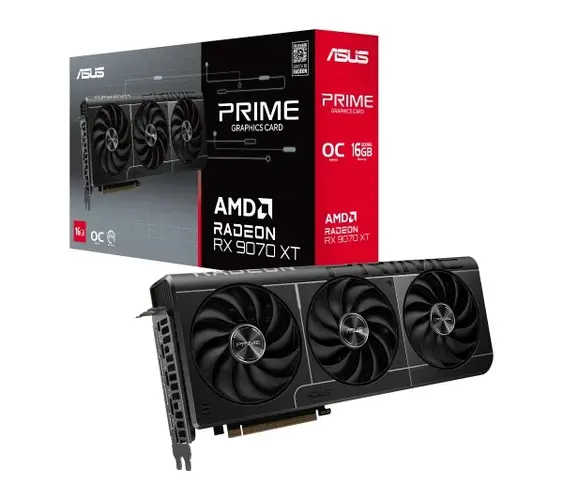 Asus Prime Radeon RX 9070 XT OC Edition 16GB GDDR6 256bit FSR GRAPIR ...