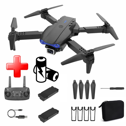 Квадрокоптер з камерою E99 Pro Max 4K HD WiFi дрон до 30 хв. польоту (2 ...