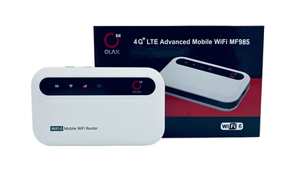Портативний 4G LTE Wi-Fi роутер OLAX MF985 з АКБ 3000мАг і антенами, до ...