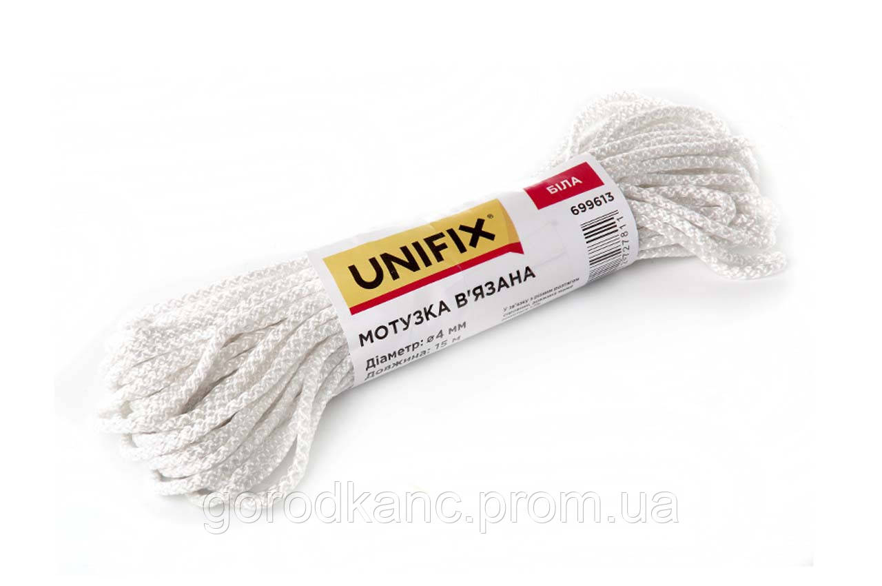 Мотузка в'язана Unifix 6 мм x 15 м біла (699617), ціна: 115.90 ...