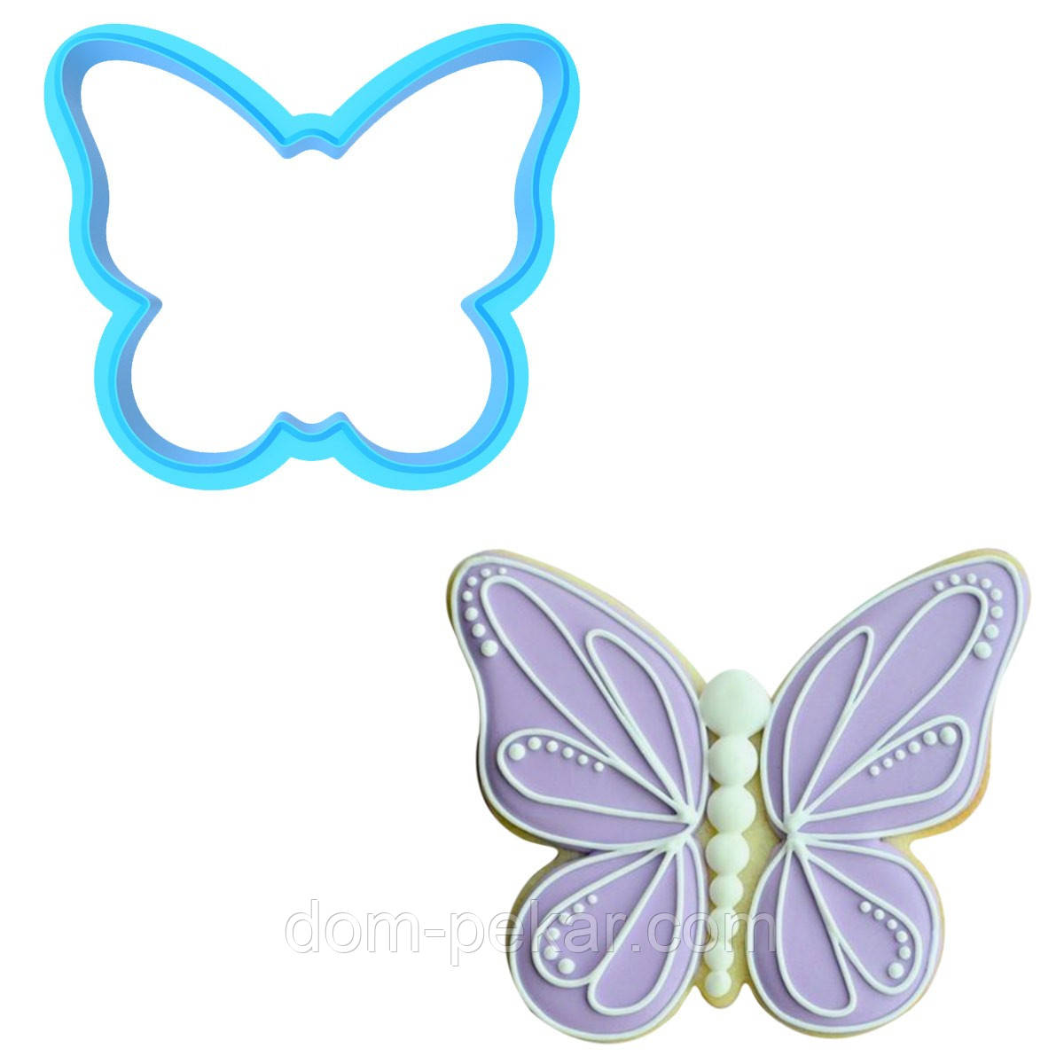 Метелик 3 вирубка для пряників 5,5*6,5 см (3D) від інтернет-магазину ...