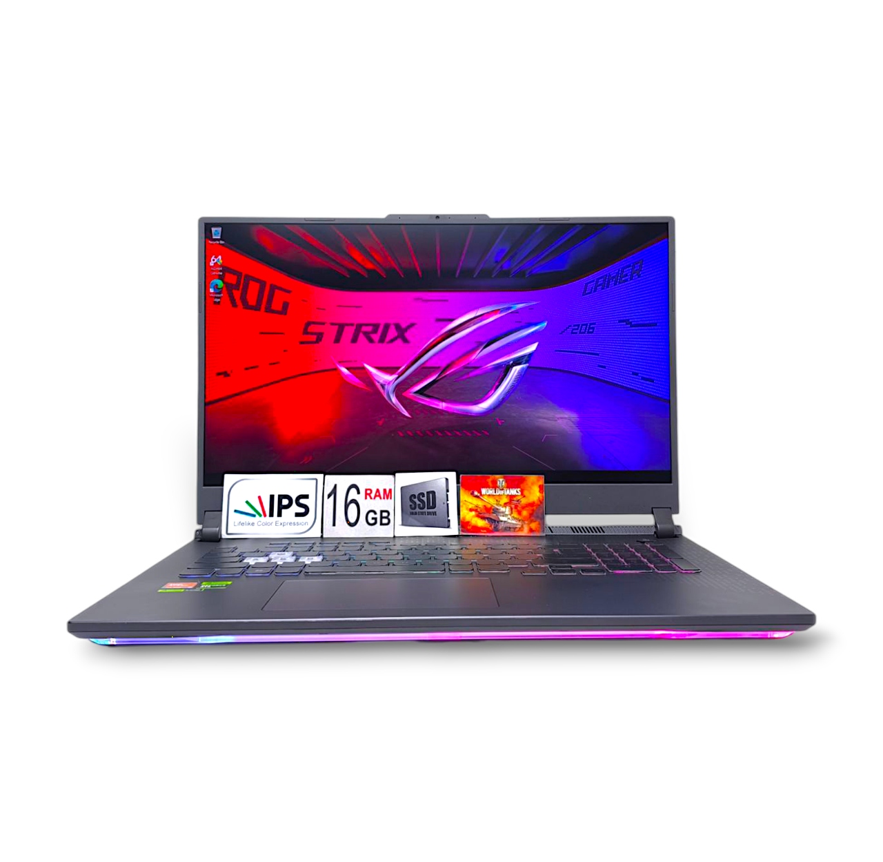 Ноутбук Asus Rog Strix G17 17.3 2K IPS 240Hz Ryzen 9 7845HX 16Gb DDR5 ...