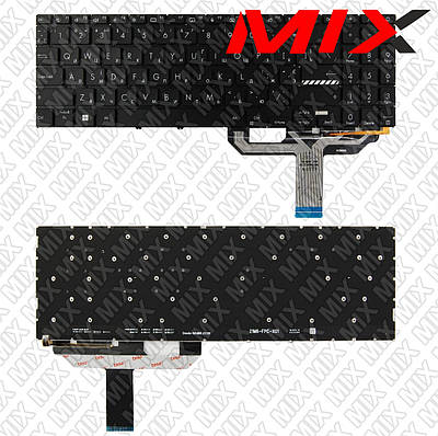 Клавиатура ASUS VivoBook 16X F1605PA F1605ZA F1605VA F1605EA Черная с ...