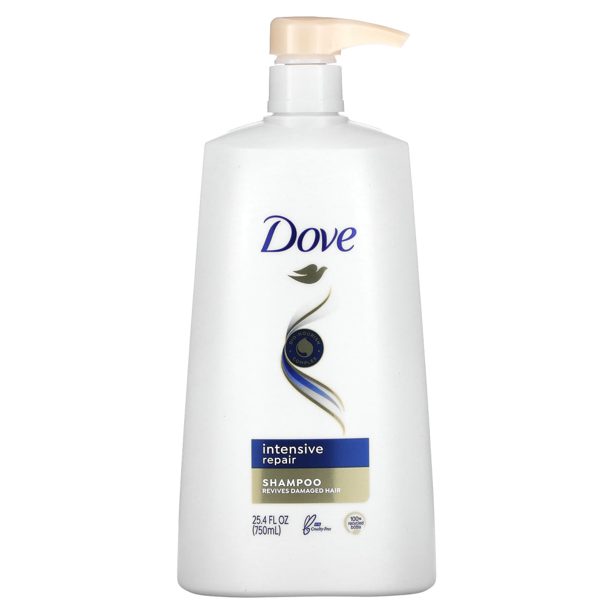 Купить Dove, Intensive Repair Shampoo, 25.4 fl oz (750 ml) в Киеве ...