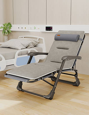 Розкладне крісло шезлонг садовий с подушкой WCG FCB-S01PP, ціна 2750 ₴: купити на Prom.ua | Україна
