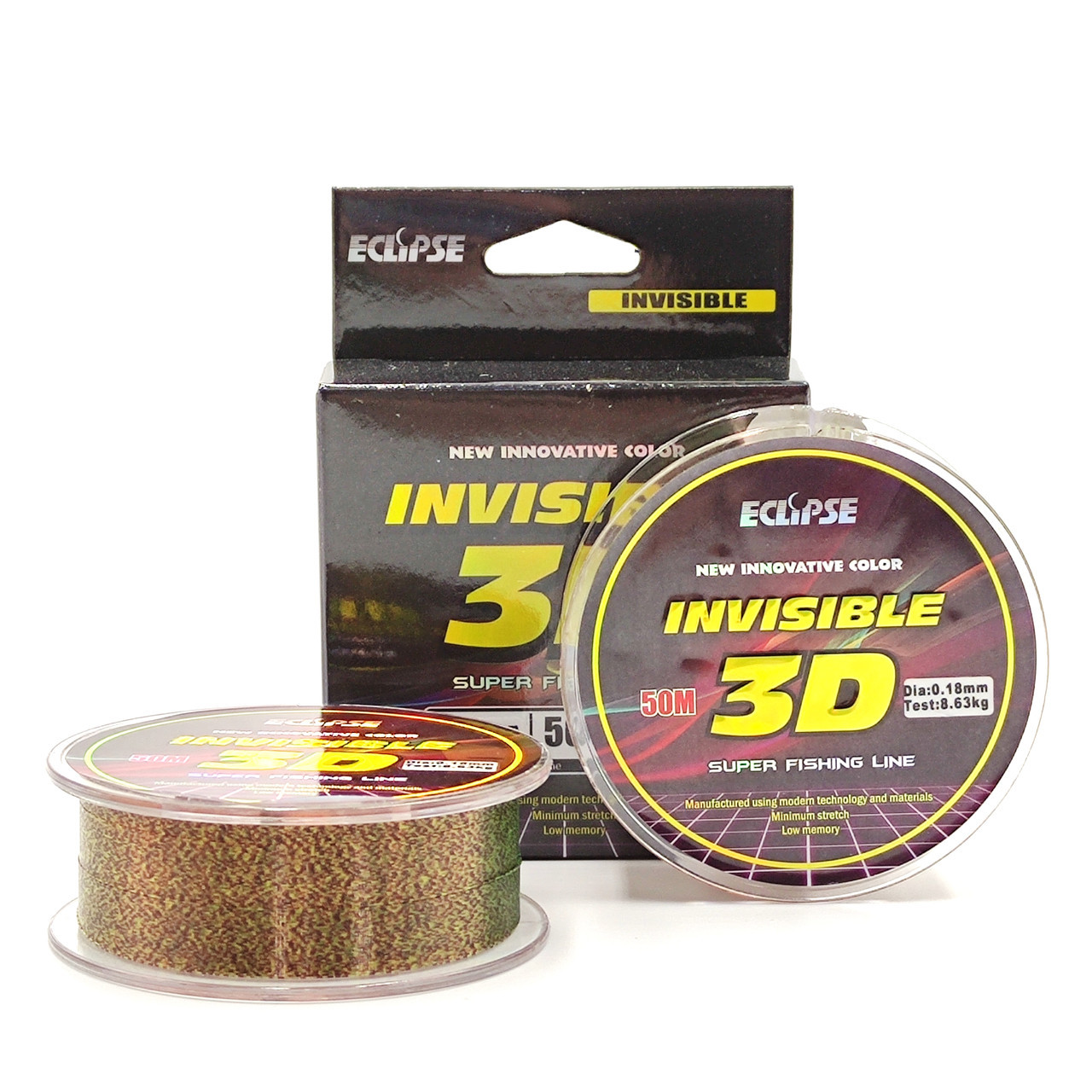 Волосінь ECLIPSE Invisible 3D 50m 0.20mm (ID#2616066308), ціна: 50.01 ...