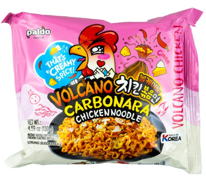 Лапша рамен Volcano Carbonara Paldo 130г, цена: 126 ₴, купить на Prom.ua
