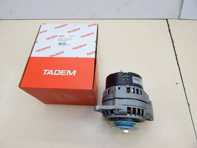 Генератор ВАЗ 21214, 2123 НИВА, НИВА ШЕВРОЛЕ (до 2003г) клин шкив (90A) (пр-во КЗАТЭ Завод) ПИР ...