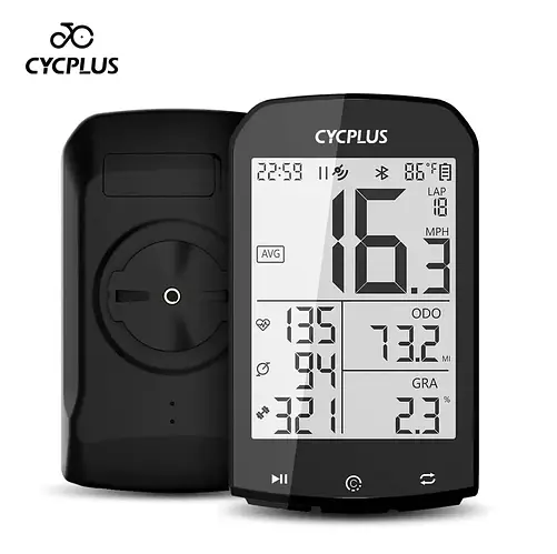 Велокомп'ютер Cycplus M1 GPS cинхронізація зі Strava, підтримка ...