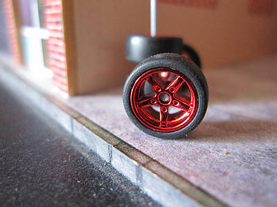 Колеса 1:64 Five Spoke v7 Staggered Real Rider Wheels Rims Tire Pin ...