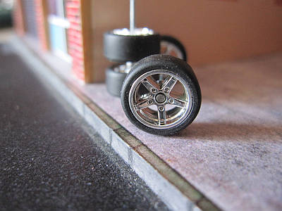 Колеса 1:64 Five Spoke v7 Staggered Real Rider Wheels Rims Tire Pin ...