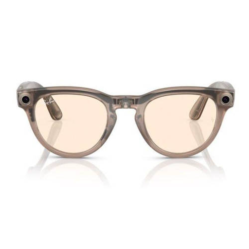 Смарт-очки Ray-Ban Meta Headliner Shiny Warm Stone Frame Clear/Saffron ...