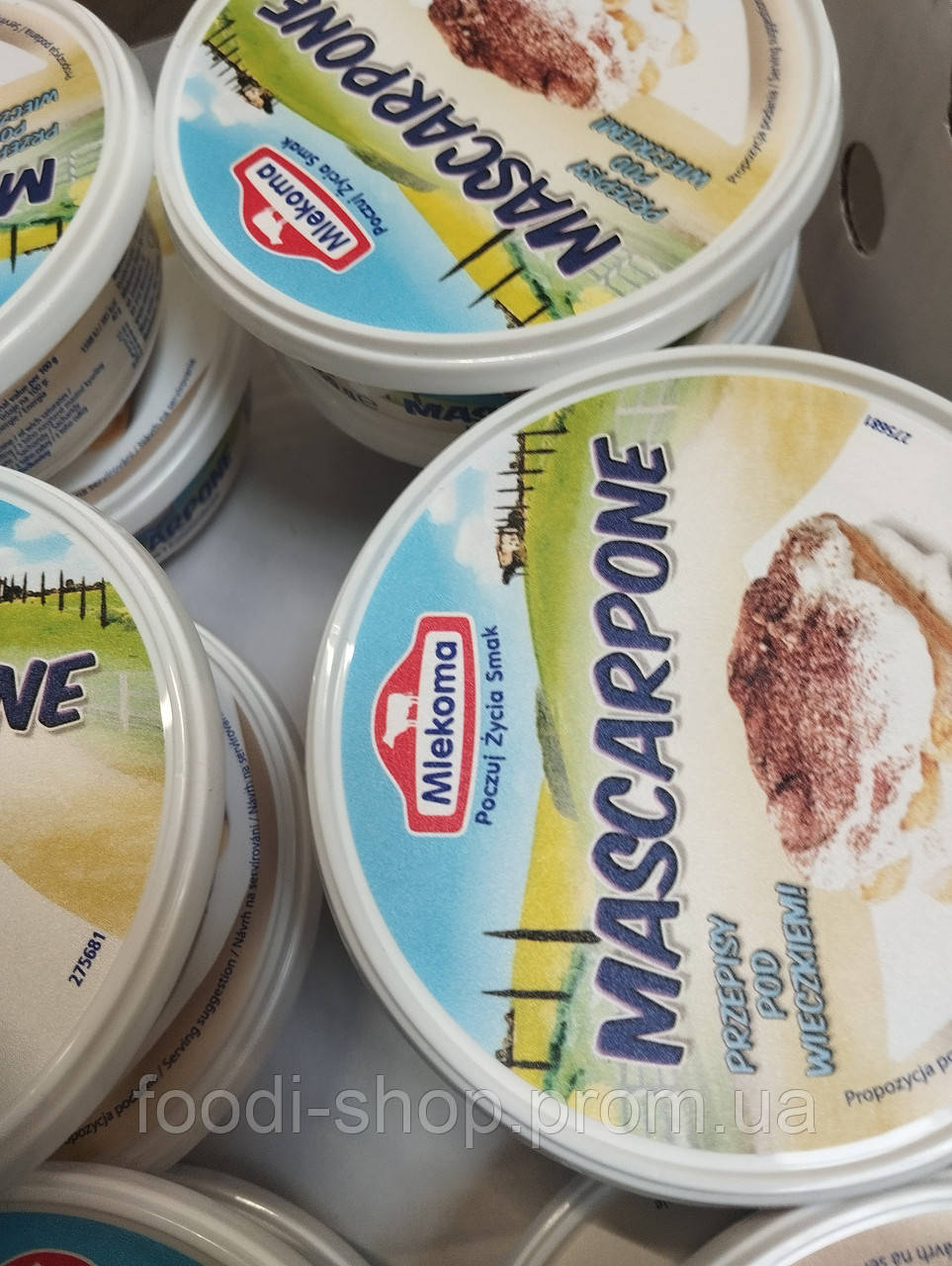 Сир Маскарпоне Maskarpone Mlecoma 250 грам Польща, ціна: 105 ₴, купити ...