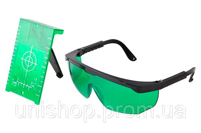 Мішень і окуляри для рівня лазерного Intertool лазер зелений (MT-3068 ...