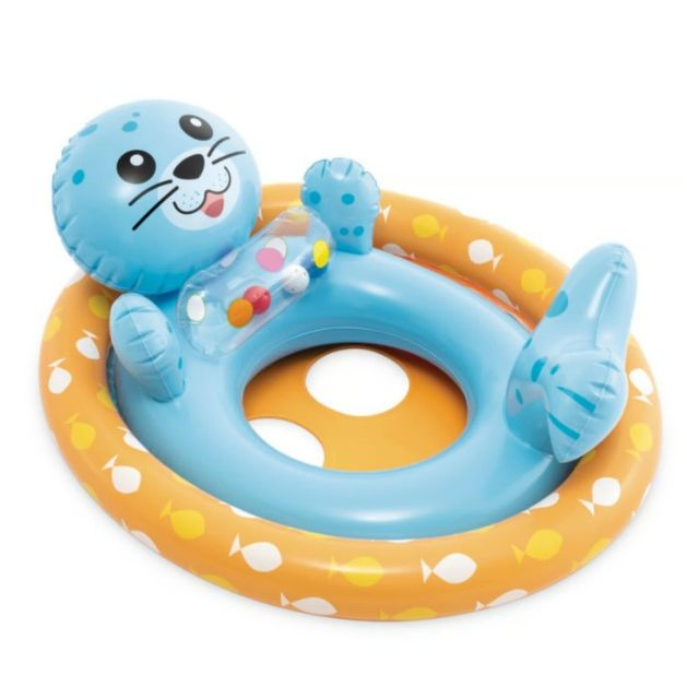 Надувной круг-плот Intex "Морской котик" 59570 (84×58 см, 3 4 года) (ID ...