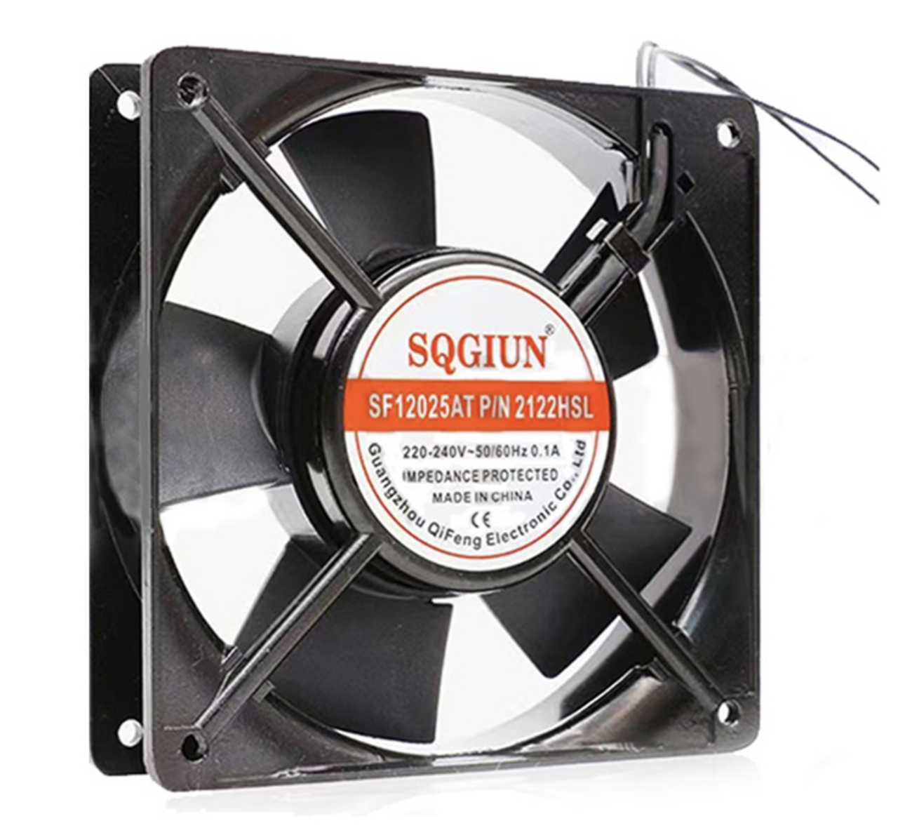 Кулер, вентилятор охлаждения AC 220В 0.1А 22Вт 120x120x25мм SF12025AT ...