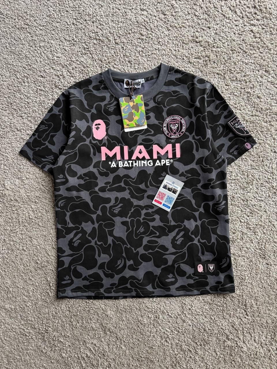Футболка BAPE Inter Miami (A Bathing Ape), ціна: 1150 ₴, купити на Prom.ua