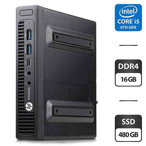 Неттоп HP EliteDesk 800 G2 Desktop Mini PC USFF/ Core i5-6500T/ 16 GB ...