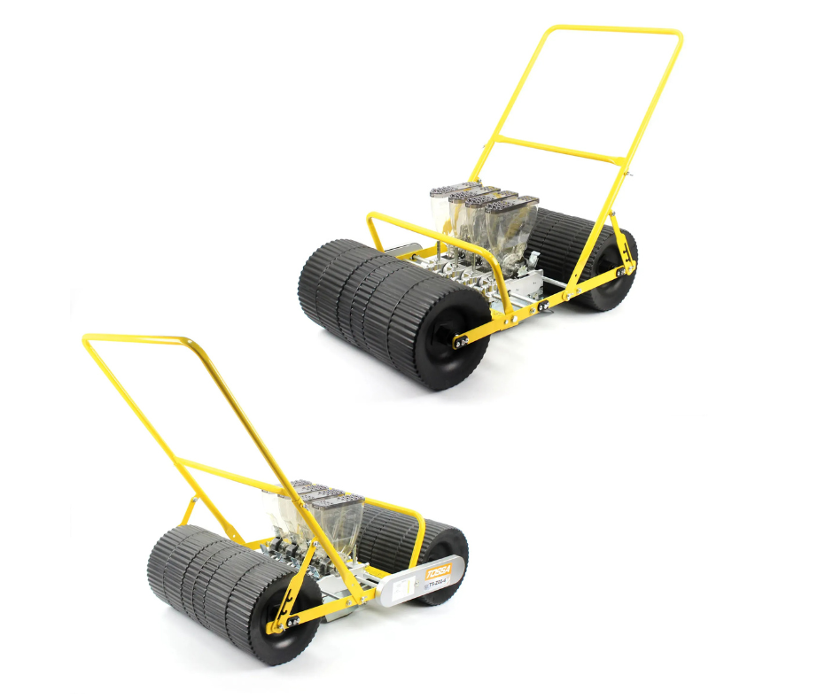 Универсальная сеялка для различных культур 4.8 л Tossa TS-Z02-4, Четырехрядная сеялка для ...