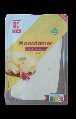Сыр полутвердый K-CLASSIC Maasdamer нарезка 300 г, цена: 135 ₴, купить ...