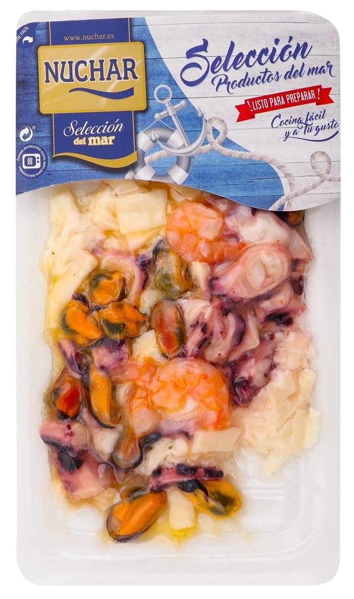 Коктейль морський, Nuchar, варений, охолоджений, 150 г, ціна: 220 ...