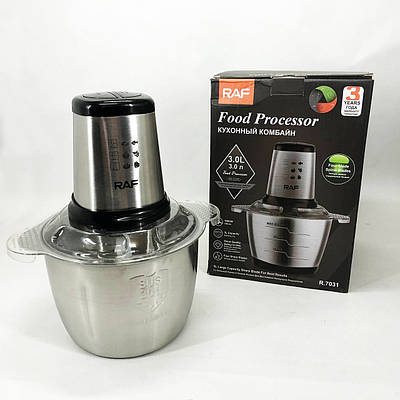 Измельчитель электрический блендер настольный бытовой RAF R.7031 3 л 1000 Вт, Измельчители для ...