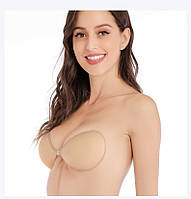 Невидимий бюстгальтер fly bra з вирізом жіночий бежевий, ціна: 715 ₴, купити на Prom.ua