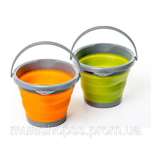 Відро силіконове Tramp складне 10 L Помаранчевий Tramp (Естонія) (TRA ...