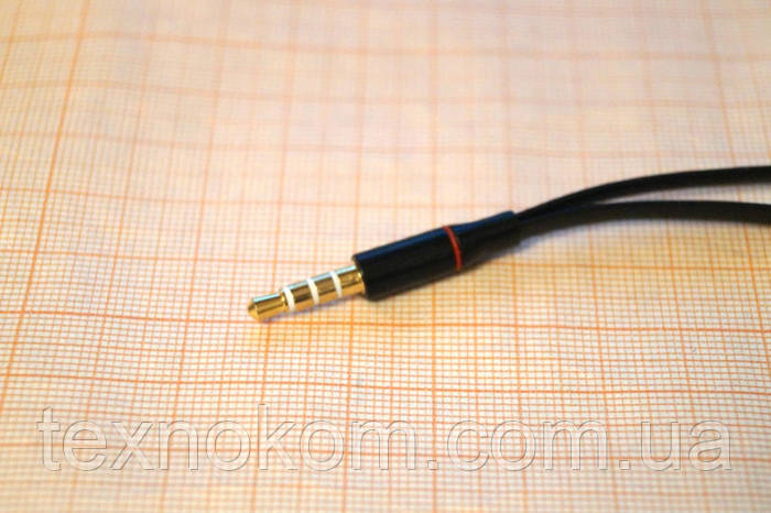 Переходник разветвитель 3,5 (4 pin) для ноутбуков (Динамики + Микрофон ...