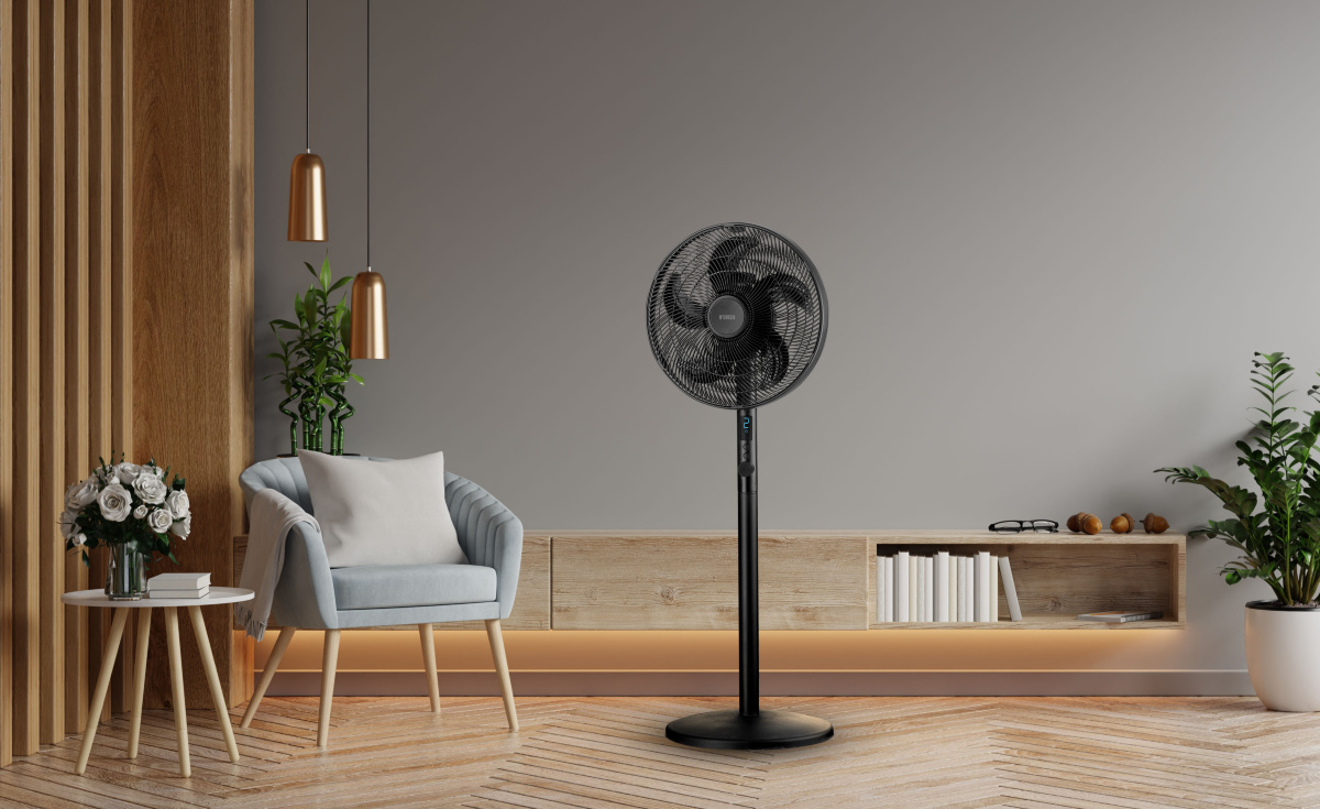 Вентилятор для офиса и спальни Вентилятор для дома 2в1 NOVEEN F535 6 /40 см Вентилятор напольный ...