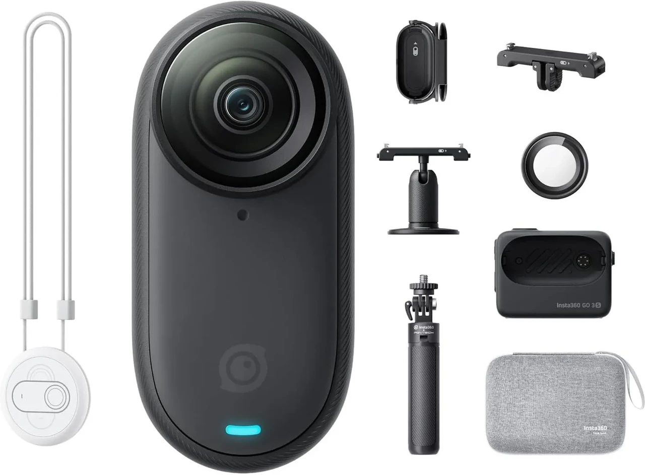 Insta360 GO 3S (128GB) - Mini Спортивна камера 4K Czarna Zestaw Podróżny, цена: 31900 ₴, купить ...