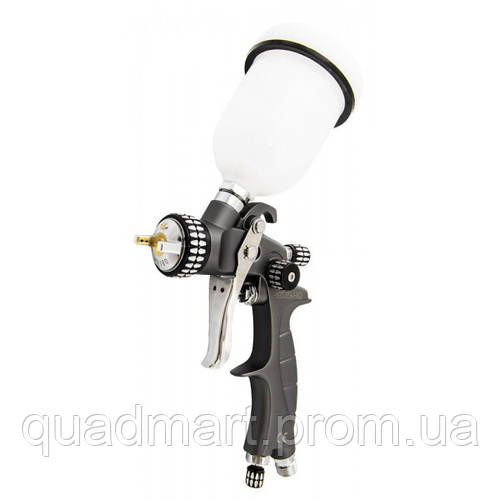 Фарбопульт MASTERTOOL HVLP HQ ВБ 100 мл пластик Ø1.0 мм 200 л хв 1.5-3 бара 80-8980, 7232856 249 ...