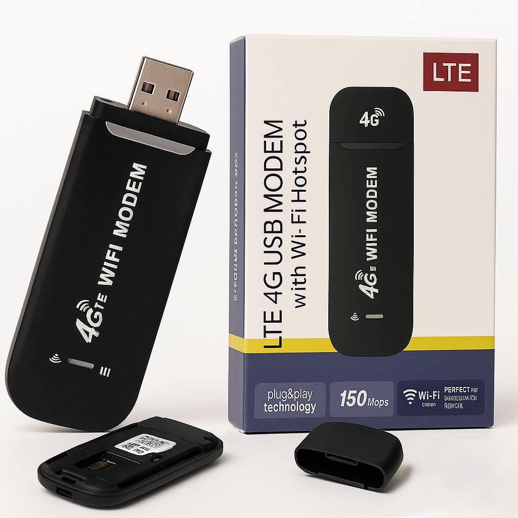 4G модем під SIM карту USB, 150 Мб/с, до 15м / Мобільний модем / 4G роутер / 4G WiFi modem, ціна ...