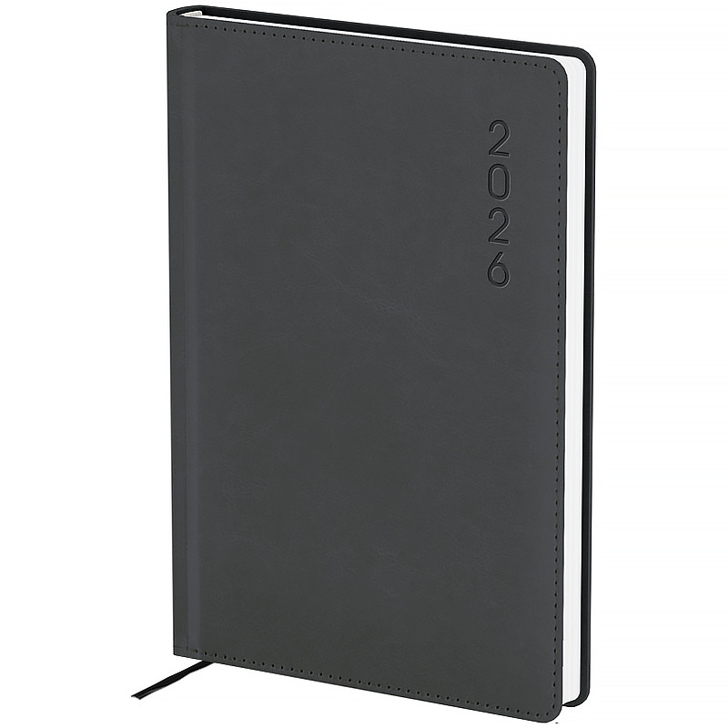 Ежедневник 2026 Axent Classic Lux 8844-26-3-A, 145x210 мм, серый (ID#2633411527), цена: 360 ...