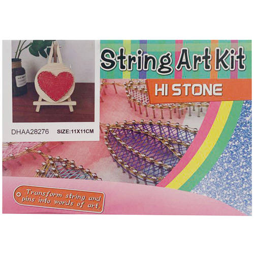 Дитячий набір для творчості стрінг-арт "Серце" YG0115(28276) дерев'яна ...