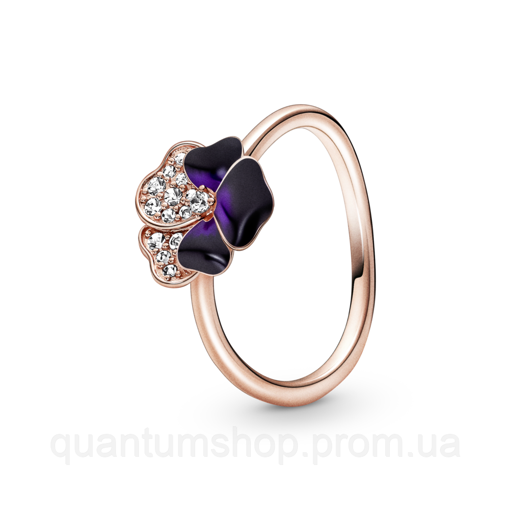 Срібна каблучка No Brand Пурпурна фіалка 180764C01 50, 8884835 - 240 ...