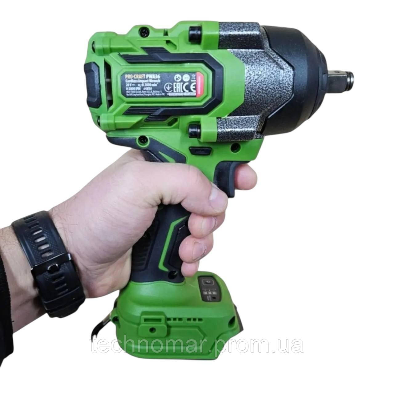 Аккумуляторный ударный гайковерт Procraft PWA36 (без АКБ и ЗУ) (ID#2638637008), цена: 2310 ...