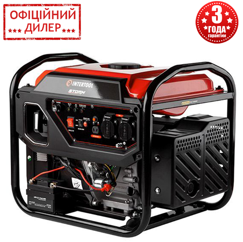 Инверторный бензиновый генератор STORM INTERTOOL STP DT-1350 (4.5/5 кВт, 220 В, 12 л ...