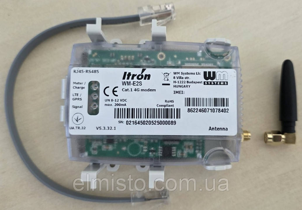 GSM/GPRS-модем WM-E2S-LTE-RS485-UA001 для дистанційної передачі даних ...