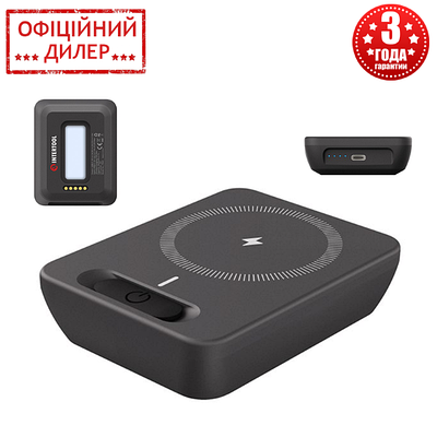 Портативний знімний повербанк STORM INTERTOOL GRT WT-7010 (6400 мАг, бездротова зарядка) WT-7011 ...